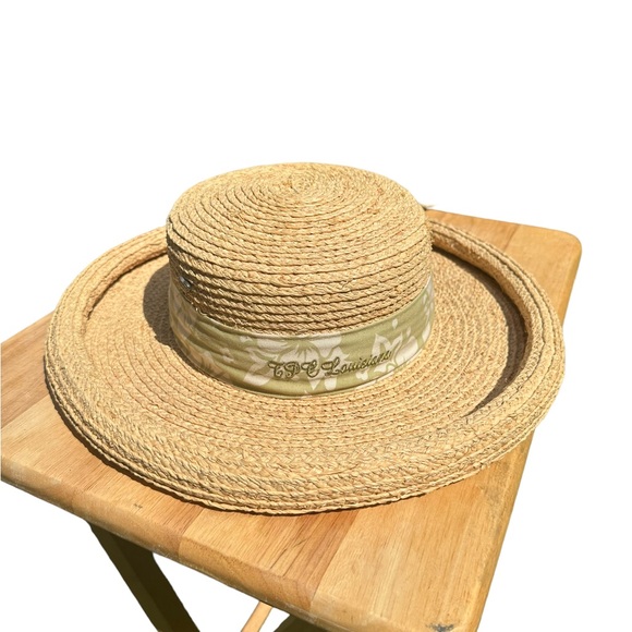 Kate Landry | Accessories | Womens Kate Landry Ml Straw Hat Golf Tpc ...